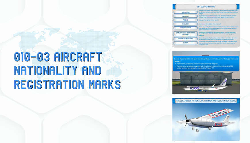 010 03 AIRCRAFT NATIONALITY AND REGISTRATION MARKS Flyco Global 010 03 AIRCRAFT NATIONALITY AND REGISTRATION MARKS Flyco Global